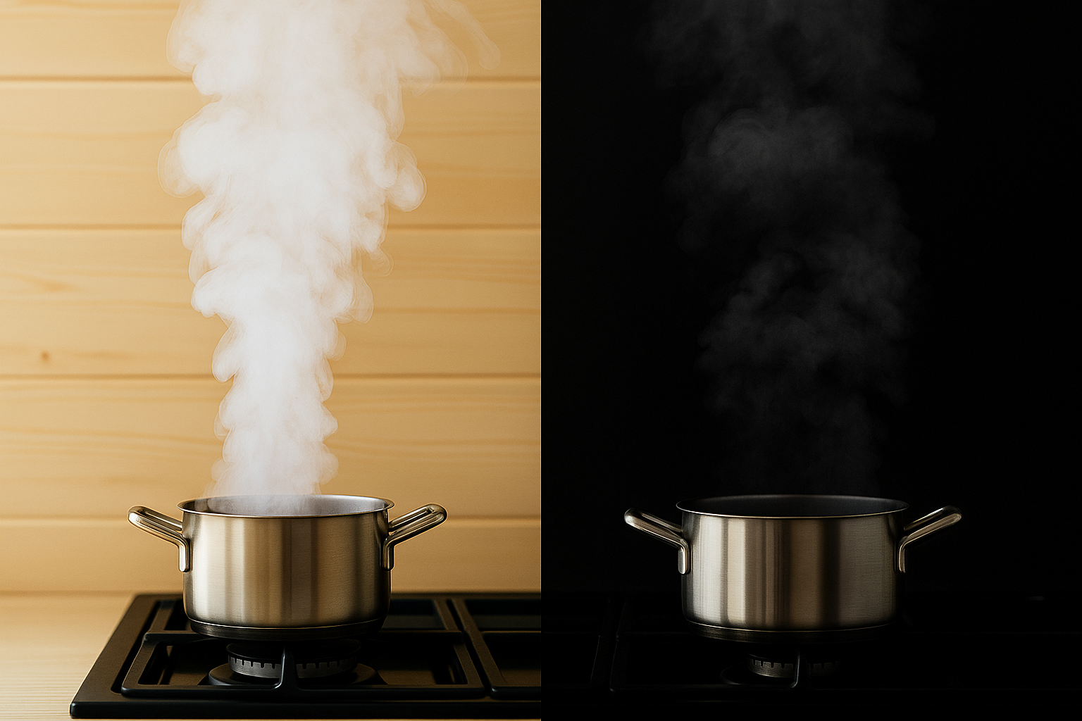 ¿Humo blanco o humo negro al cocinar? Qué significa y cómo evitarlo ...